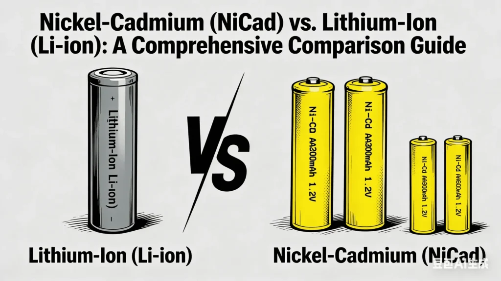 Nickel Cadmium Vs Lithium Ion